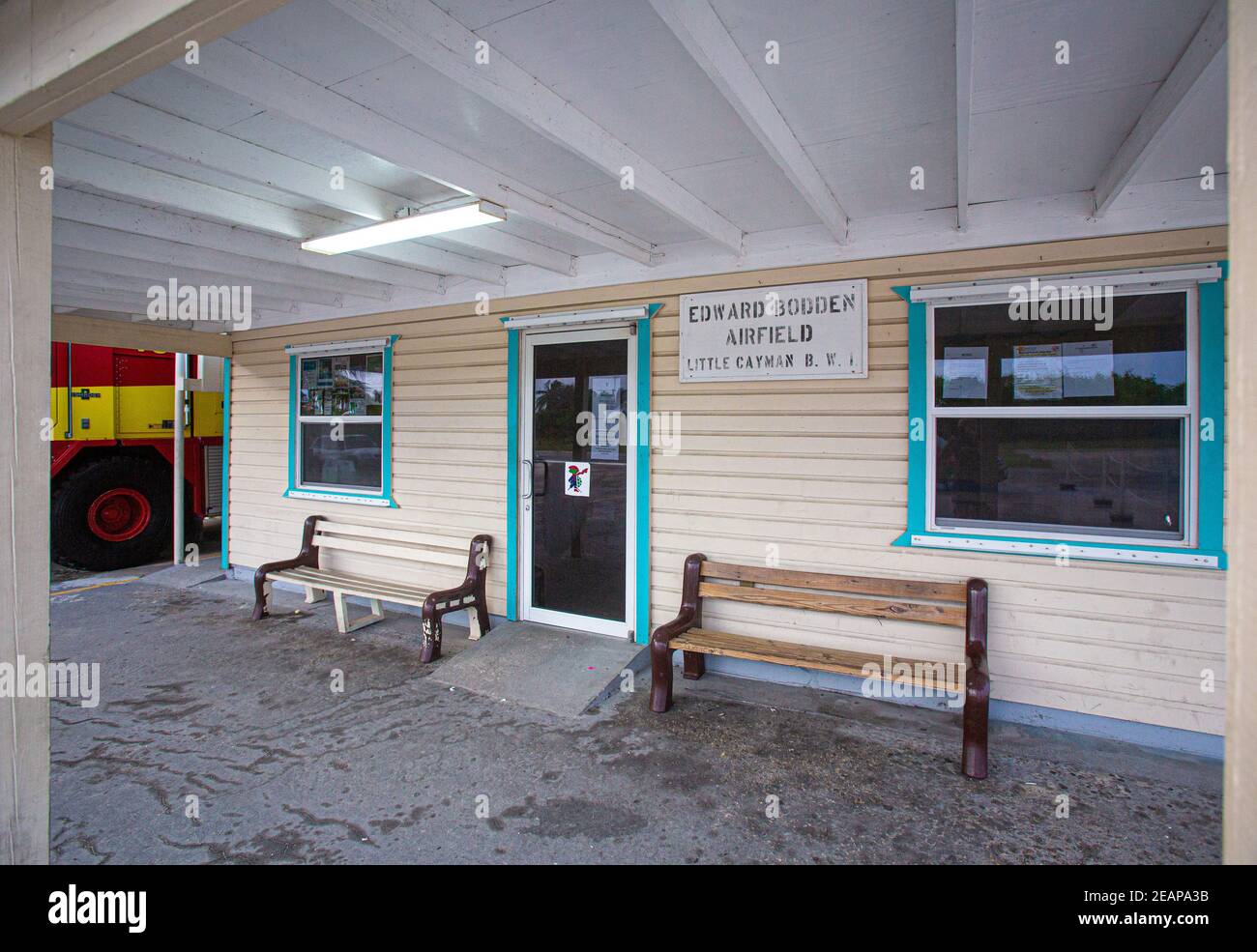 Empty Little Cayman, Cayman Islands, Caribbean, Edward Bodden Airfield ...