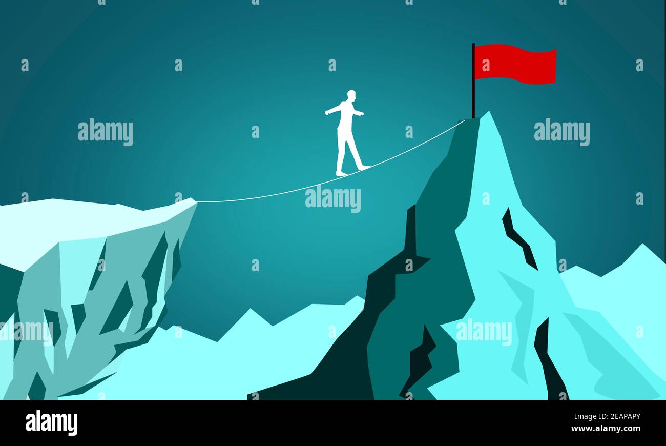 Businessman waving red flag hi-res stock photography and images - Alamy