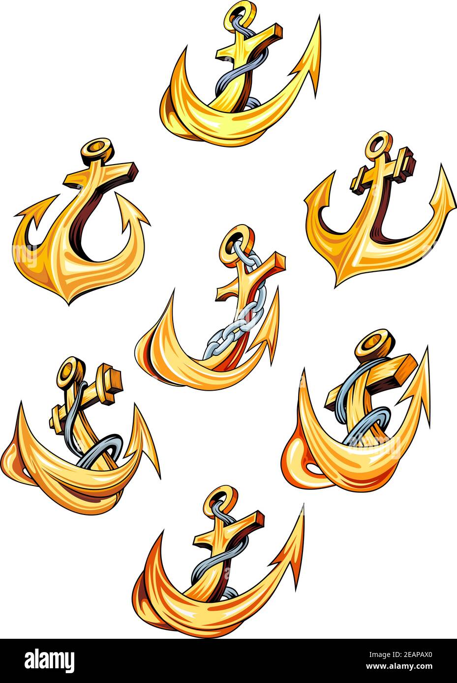 Sharp chains Stock Vector Images - Alamy