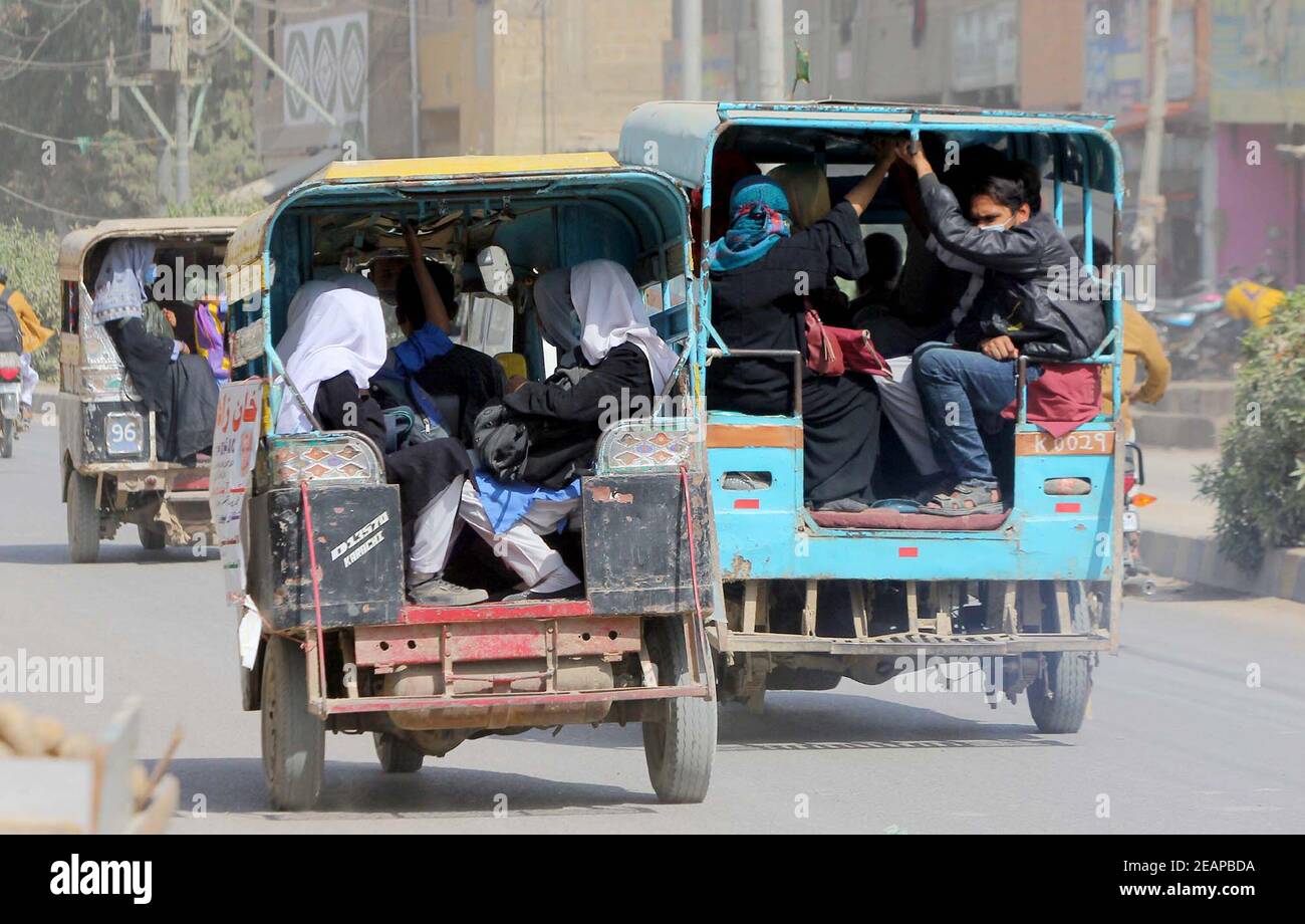 Commuters are travelling on banned six and nine-seat Chingchi rickshaws ...