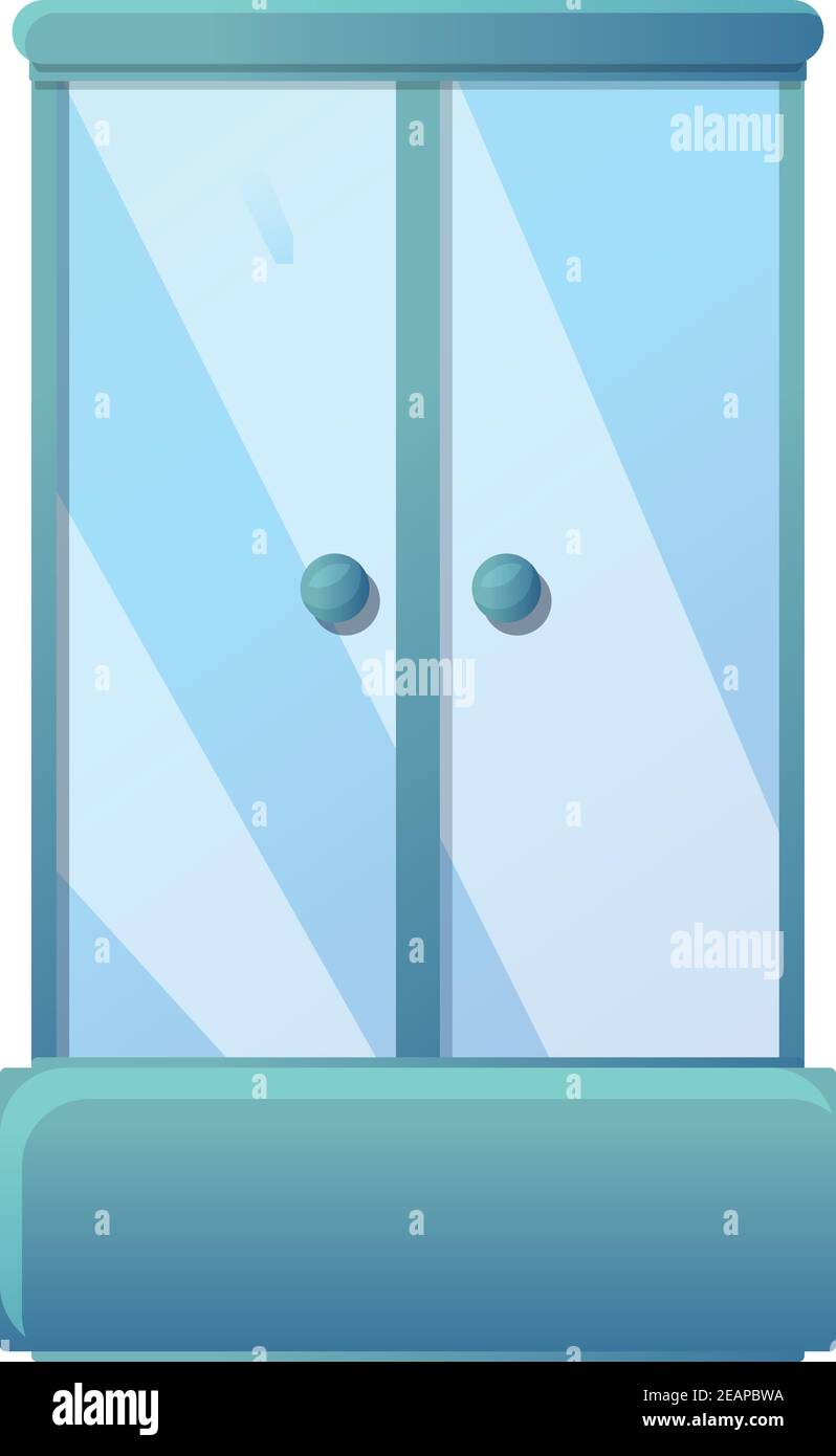 Equipment shower stall icon. Cartoon of equipment shower stall vector ...