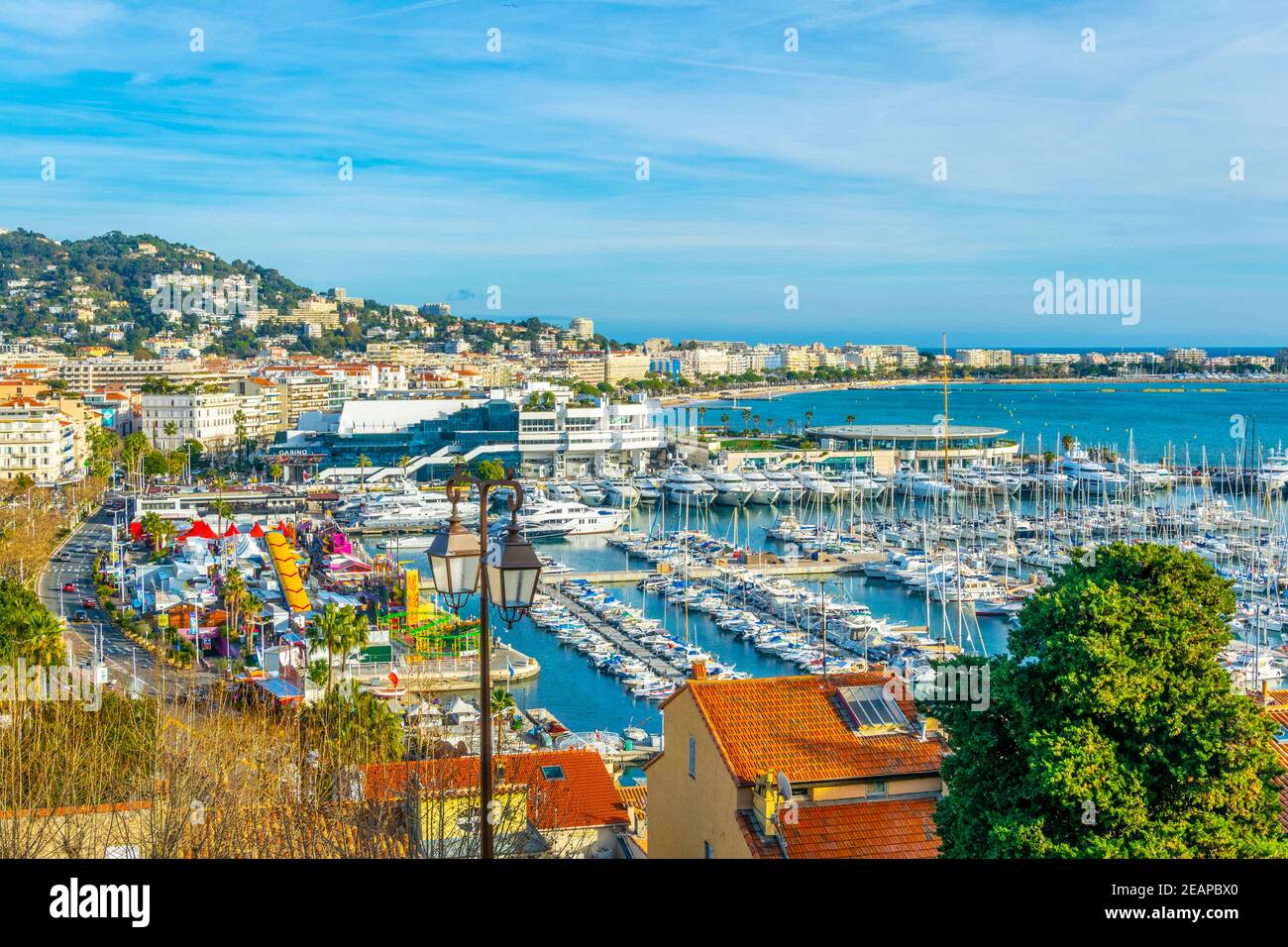 Aerial view of Cannes Stock Photo - Alamy