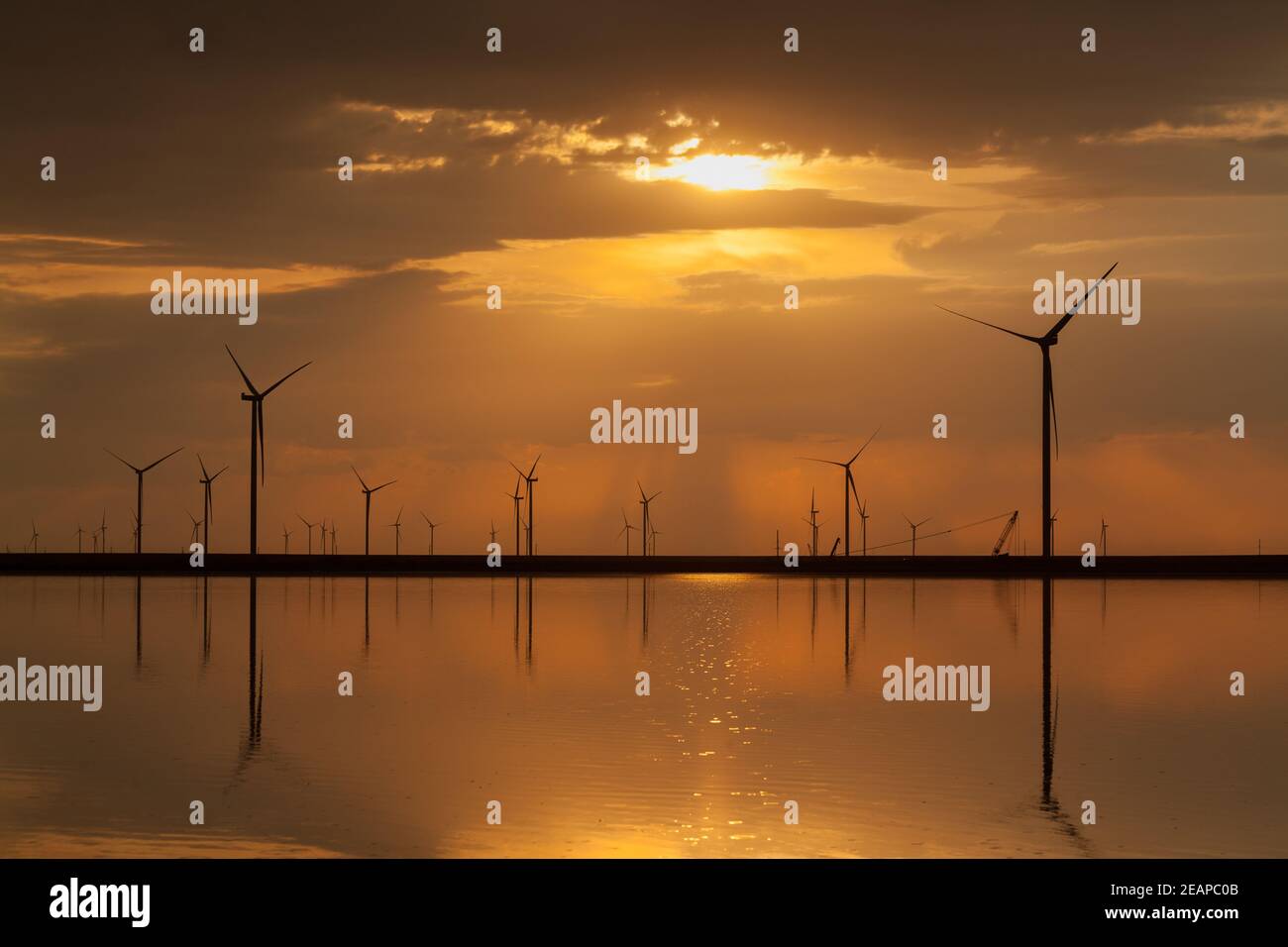 Group of wind turbines hi-res stock photography and images - Alamy