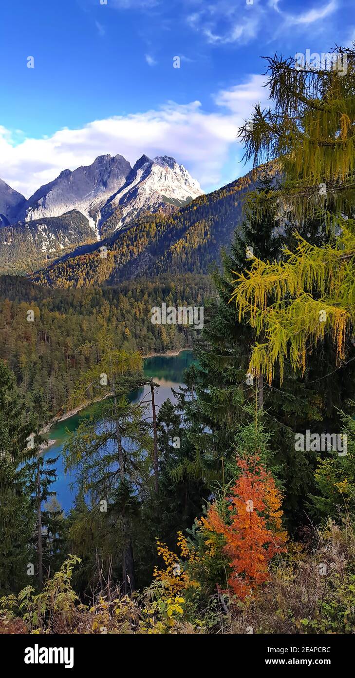 Lake blindsee at fernpass hi-res stock photography and images - Alamy