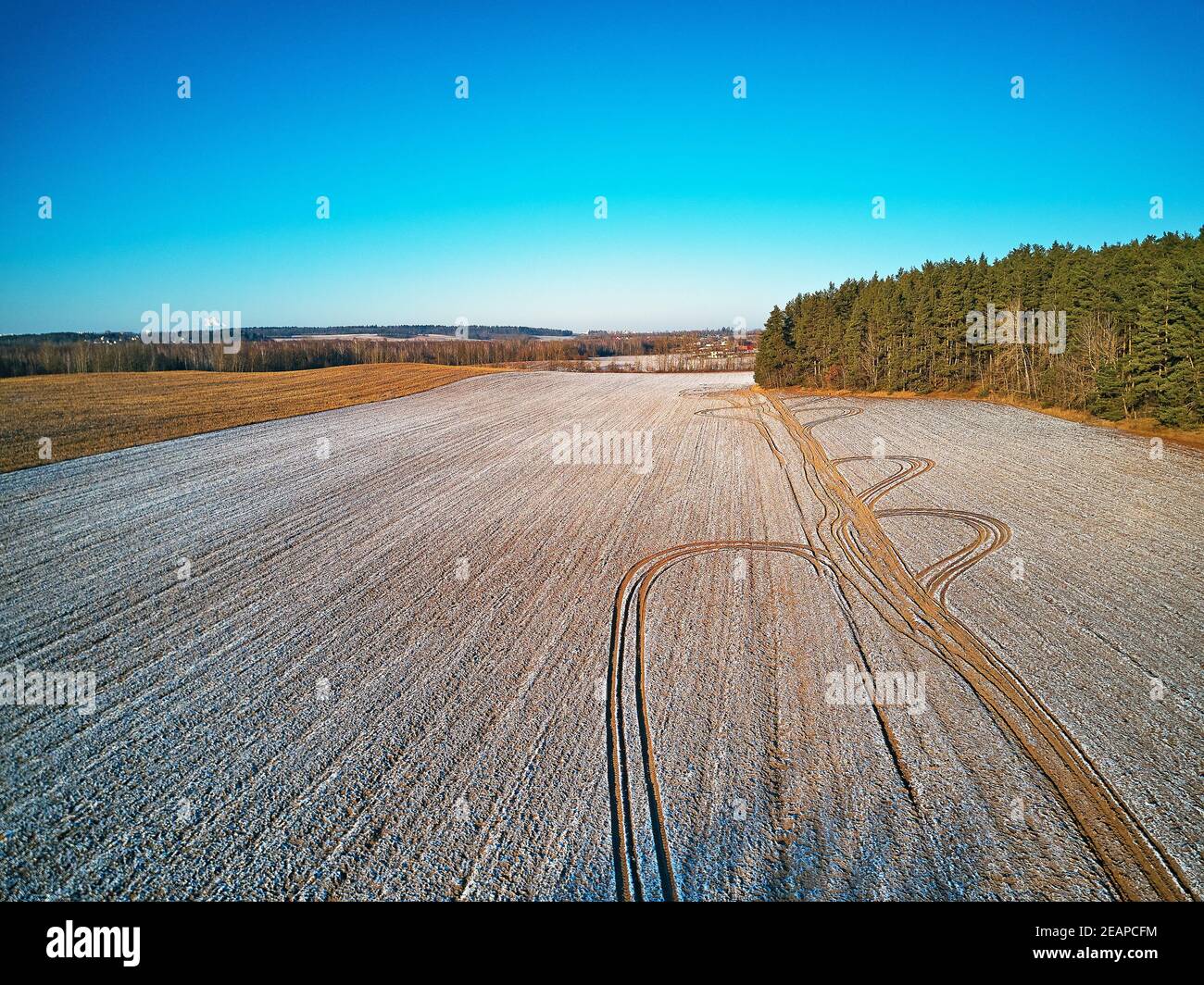 Frost farm aerial hi-res stock photography and images - Alamy