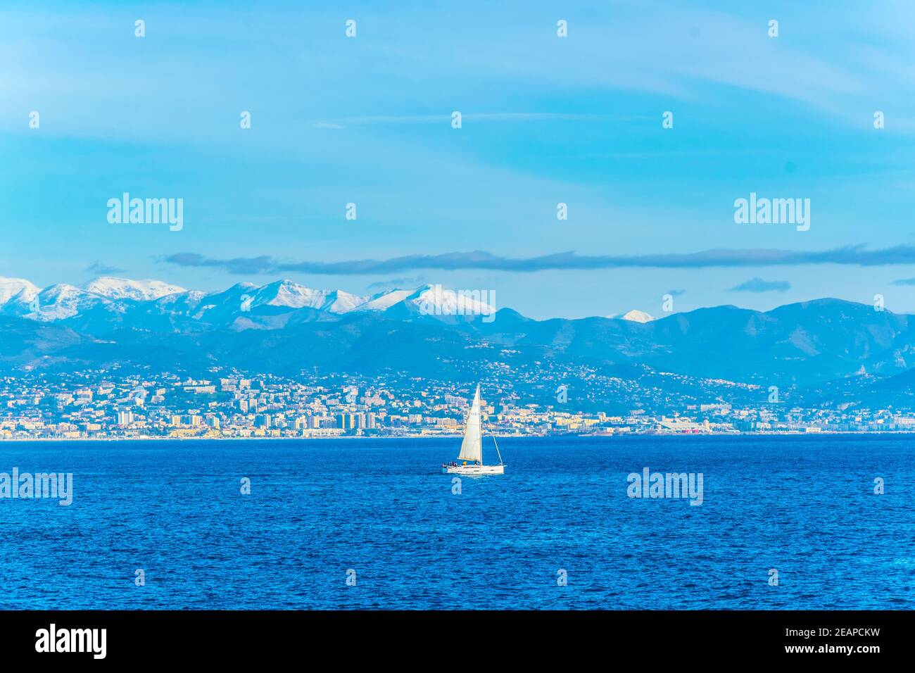 Seaside of Nice, France Stock Photo - Alamy