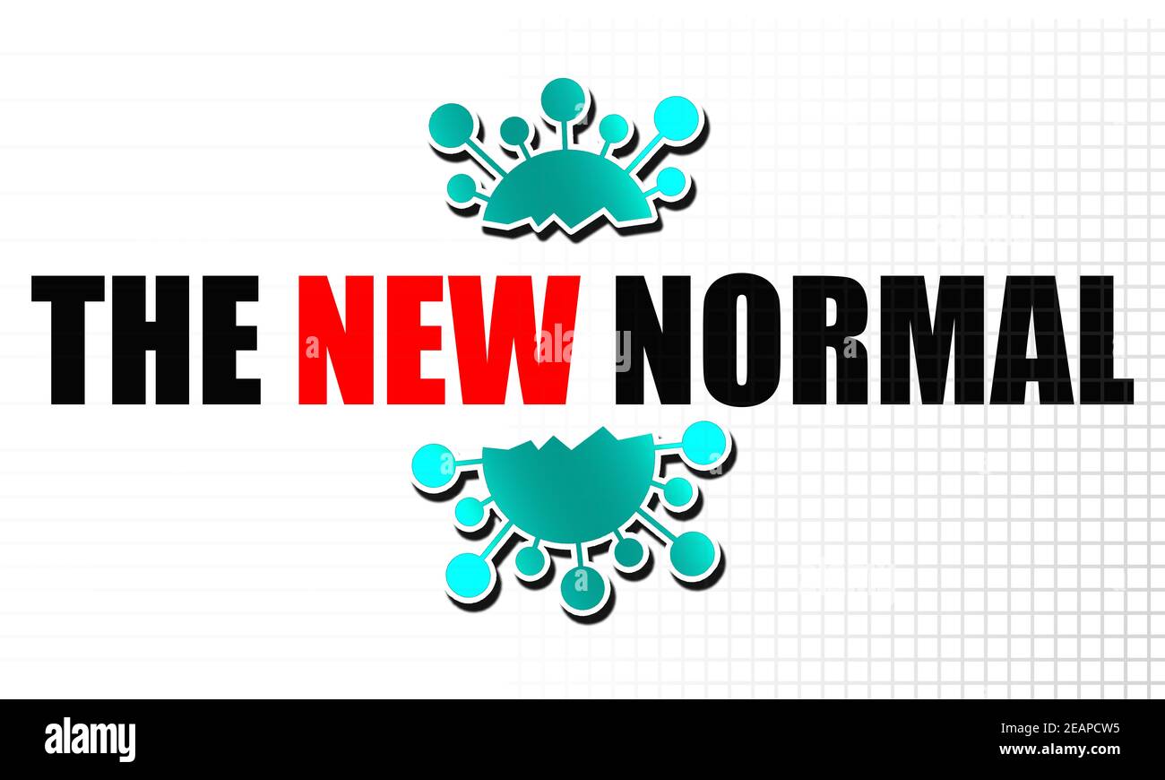 New normal concept for new daily life routine after COVID-19 Stock ...