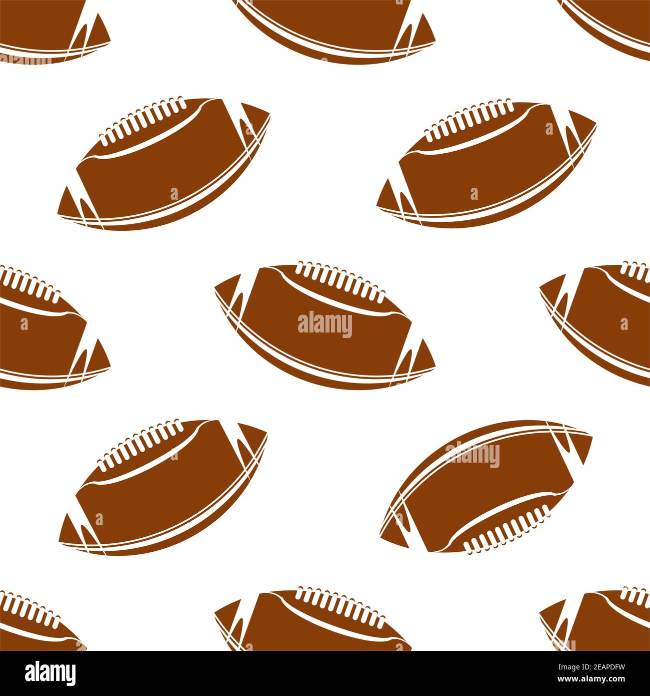 Rugby balls seamless background hi-res stock photography and images - Alamy