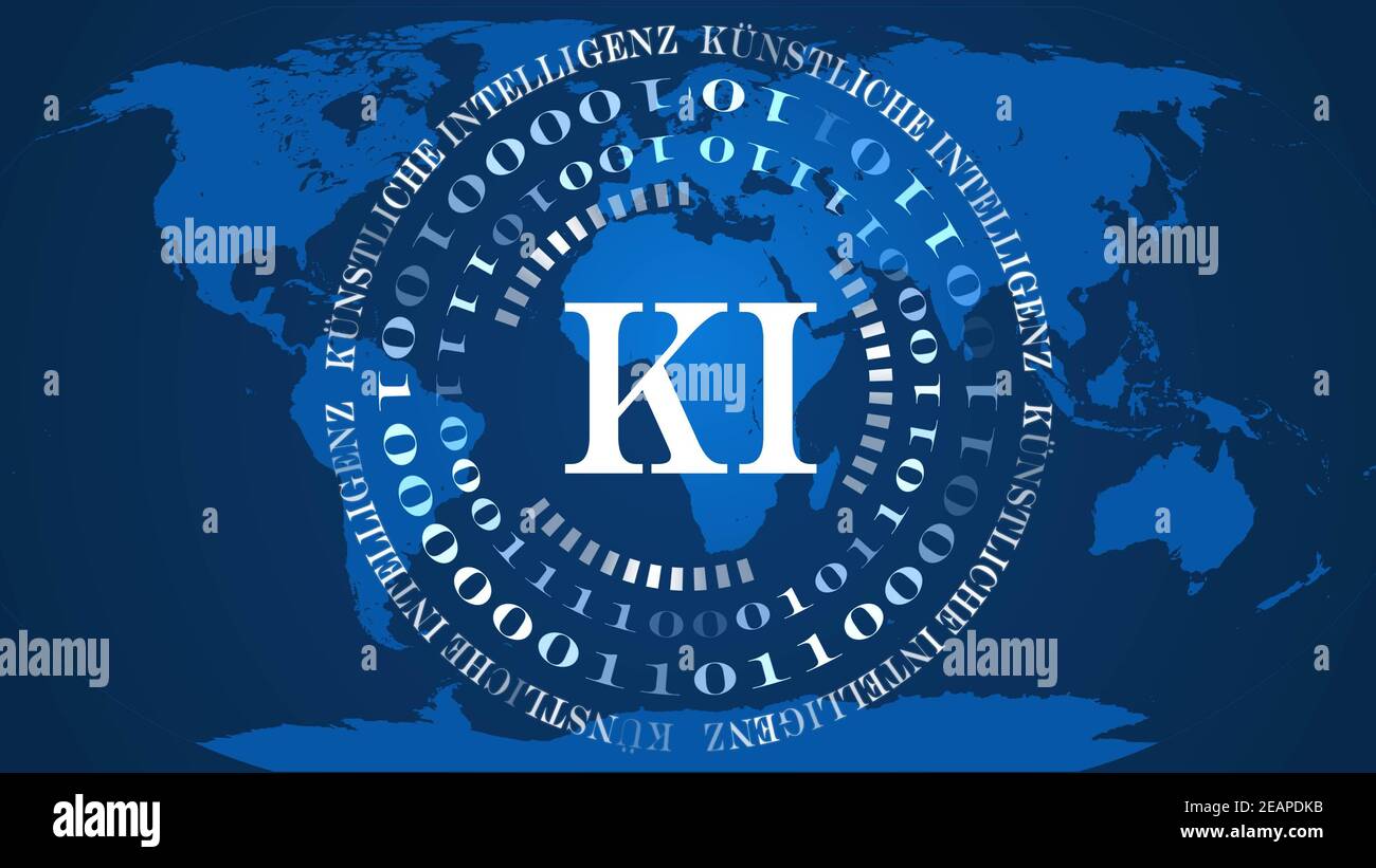 AI - abstract Artificial Intelligence (in german KI - Kuenstliche ... AI - abstract Artificial Intelligence (in german KI - Kuenstliche ...