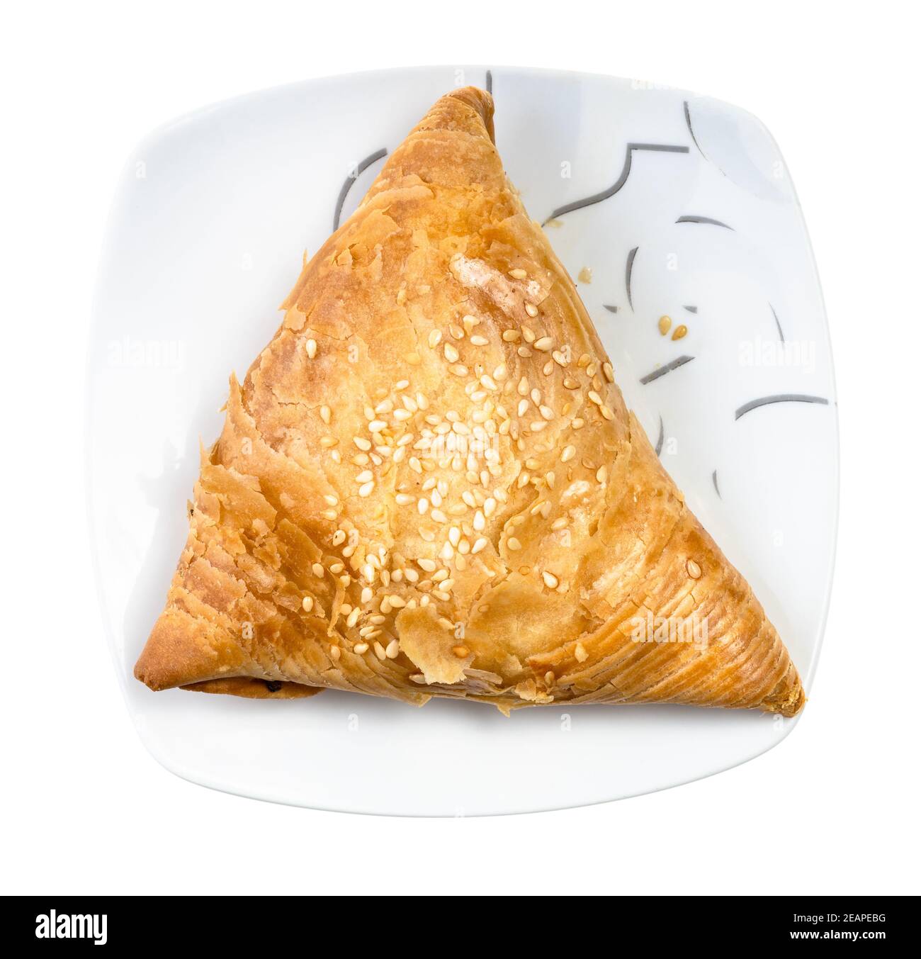 Plate of samsa Cut Out Stock Images & Pictures - Alamy