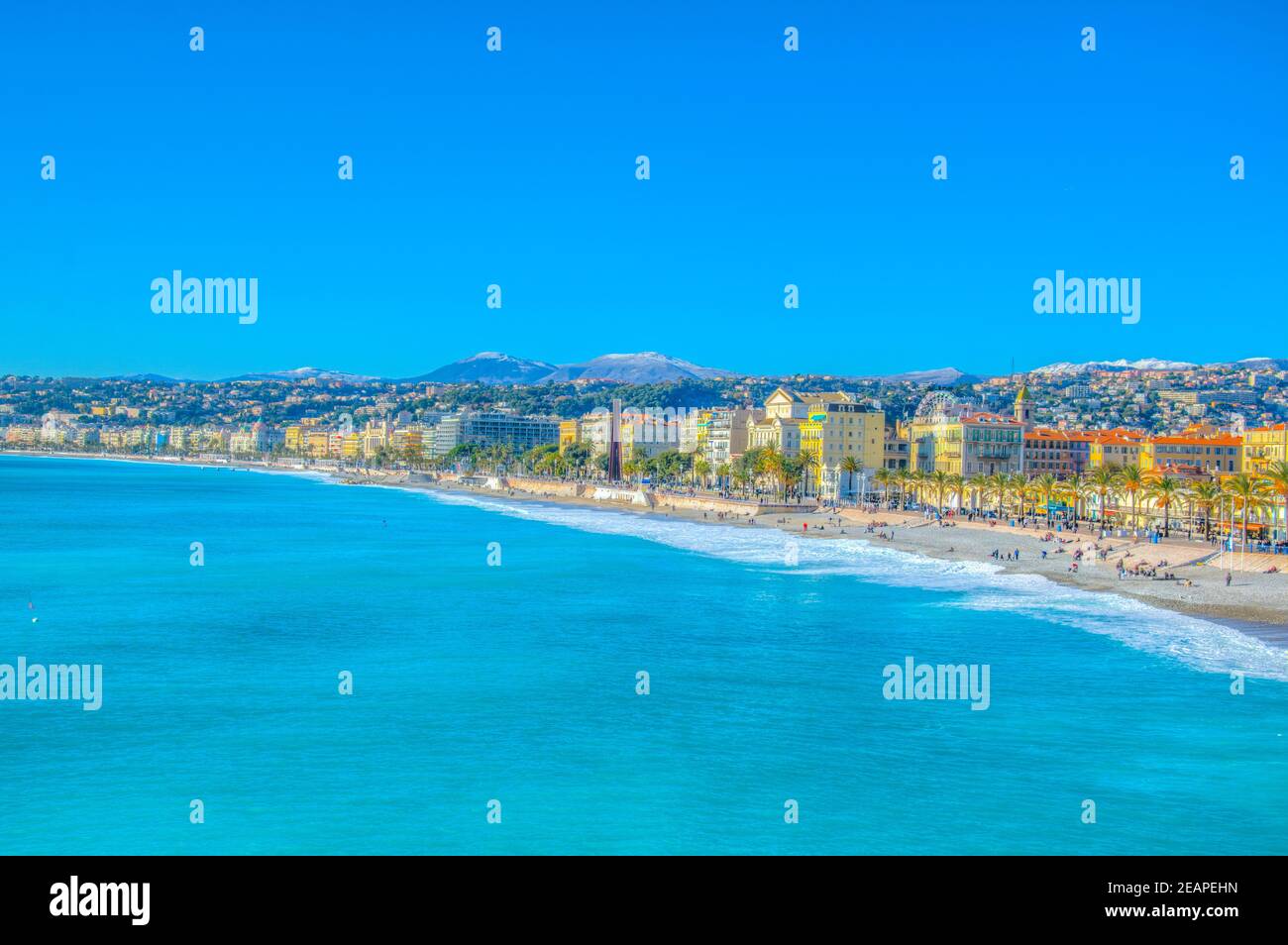 Seaside of Nice, France Stock Photo - Alamy