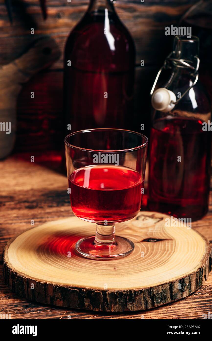 Homemade berry alcoholic beverage hi-res stock photography and images ...