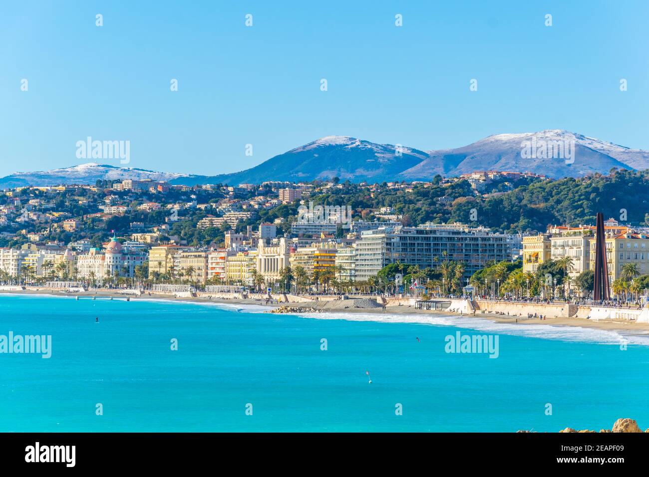 Seaside of Nice, France Stock Photo - Alamy