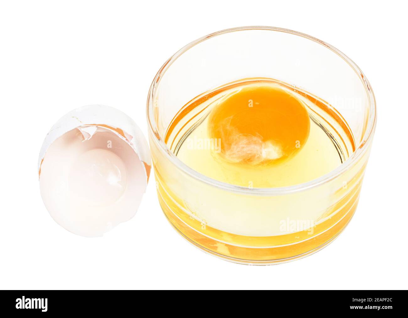 Broken empty glass isolated Cut Out Stock Images & Pictures - Alamy