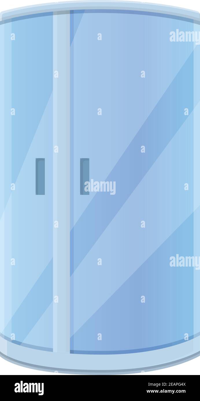 Box shower stall icon. Cartoon of box shower stall vector icon for web ...