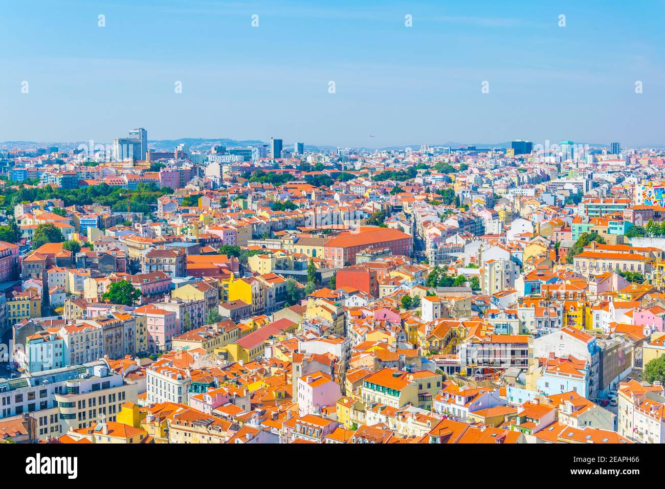 Aerial view of Lisbon, Portugal Stock Photo - Alamy