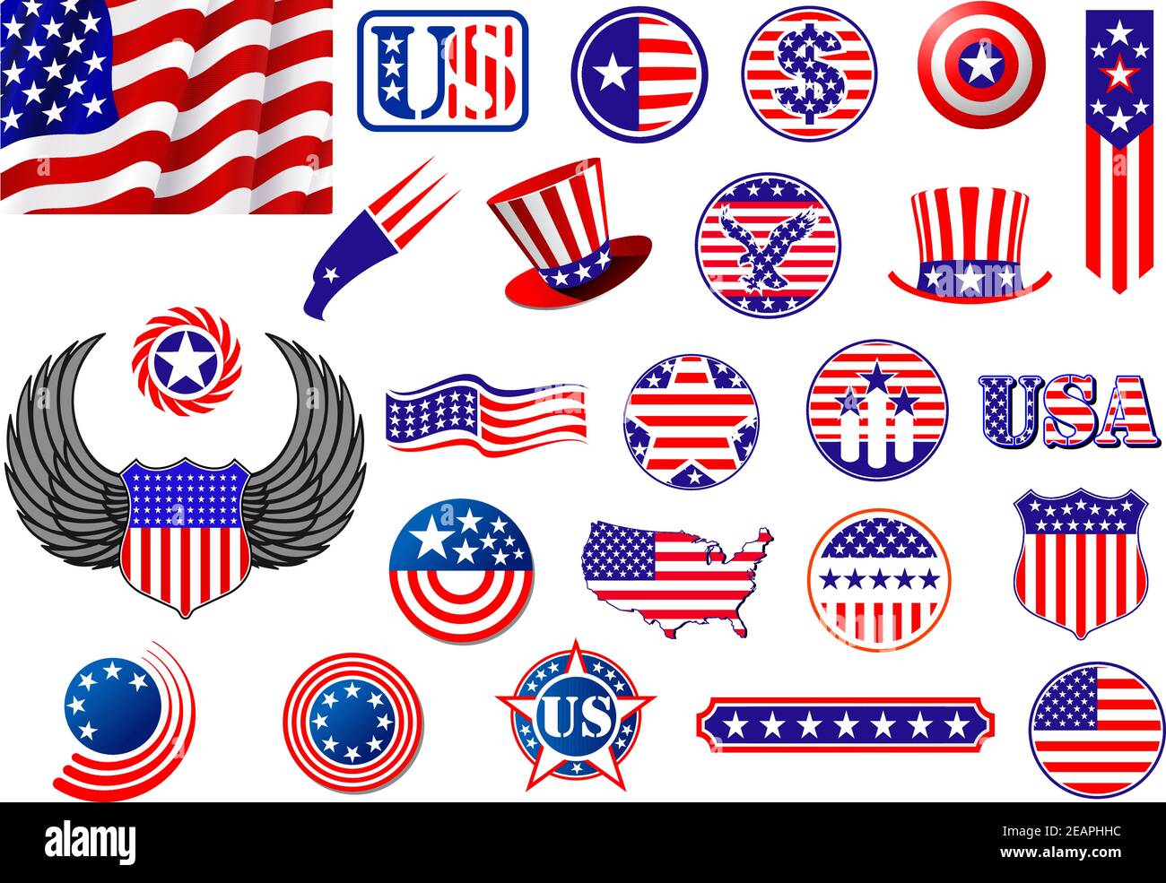 American Patriotic Logos