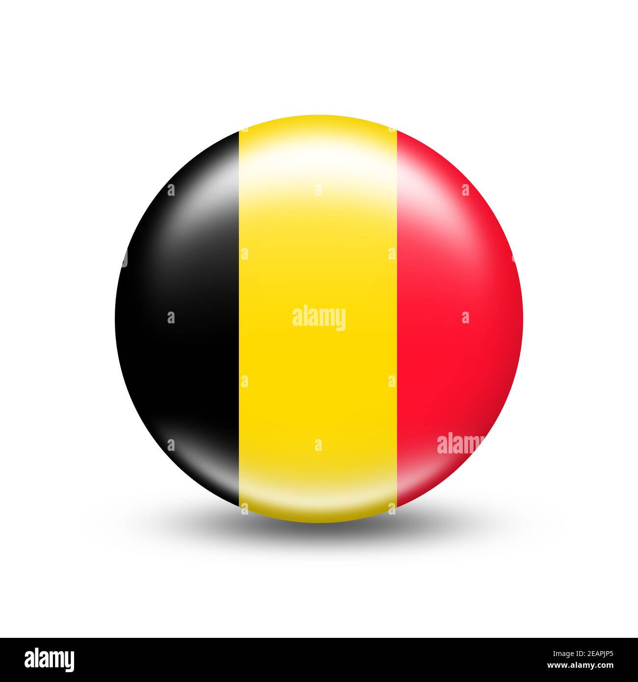 Belgium Flag Map