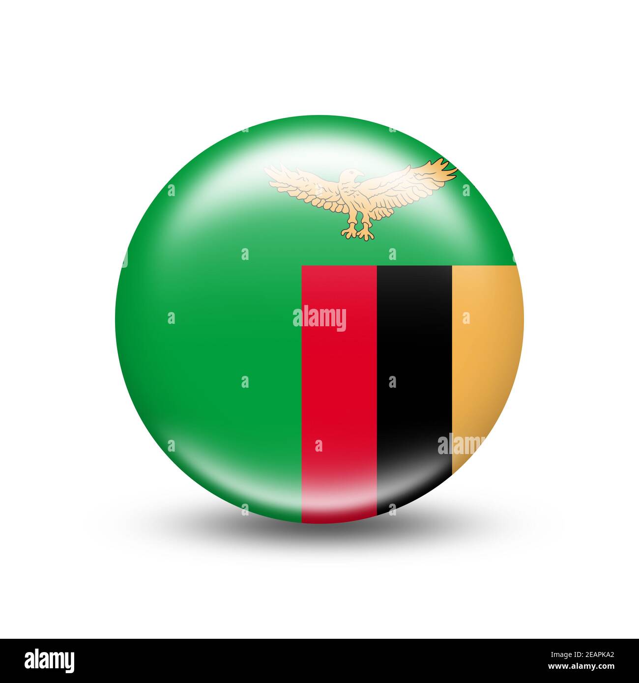 Zambian flag hi-res stock photography and images - Alamy