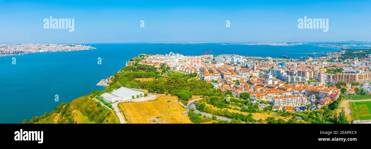 Aerial view of Cacilhas, Portugal Stock Photo - Alamy
