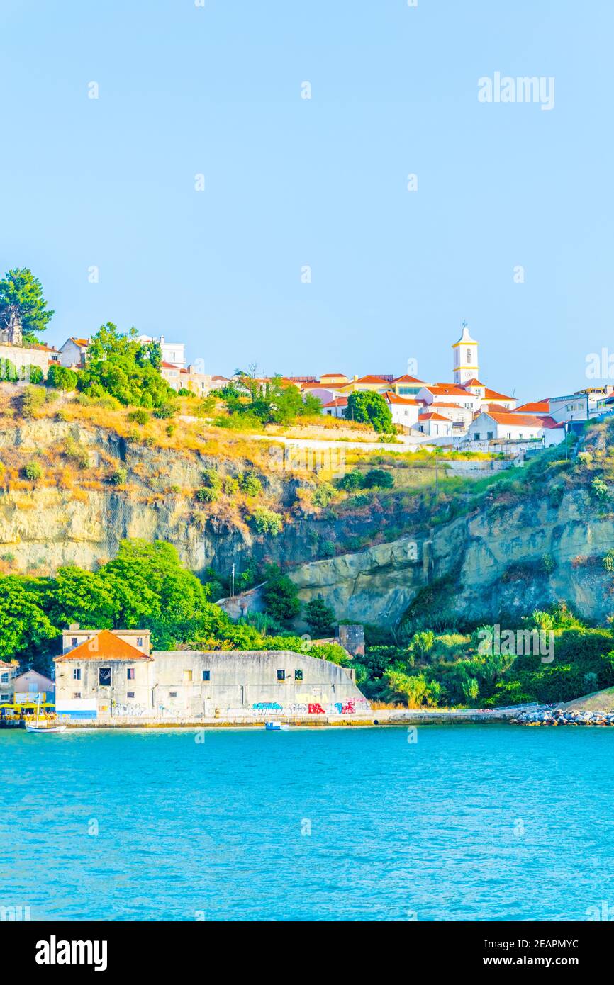 waterfront in Cacilhas in Lisbon, Portugal Stock Photo - Alamy
