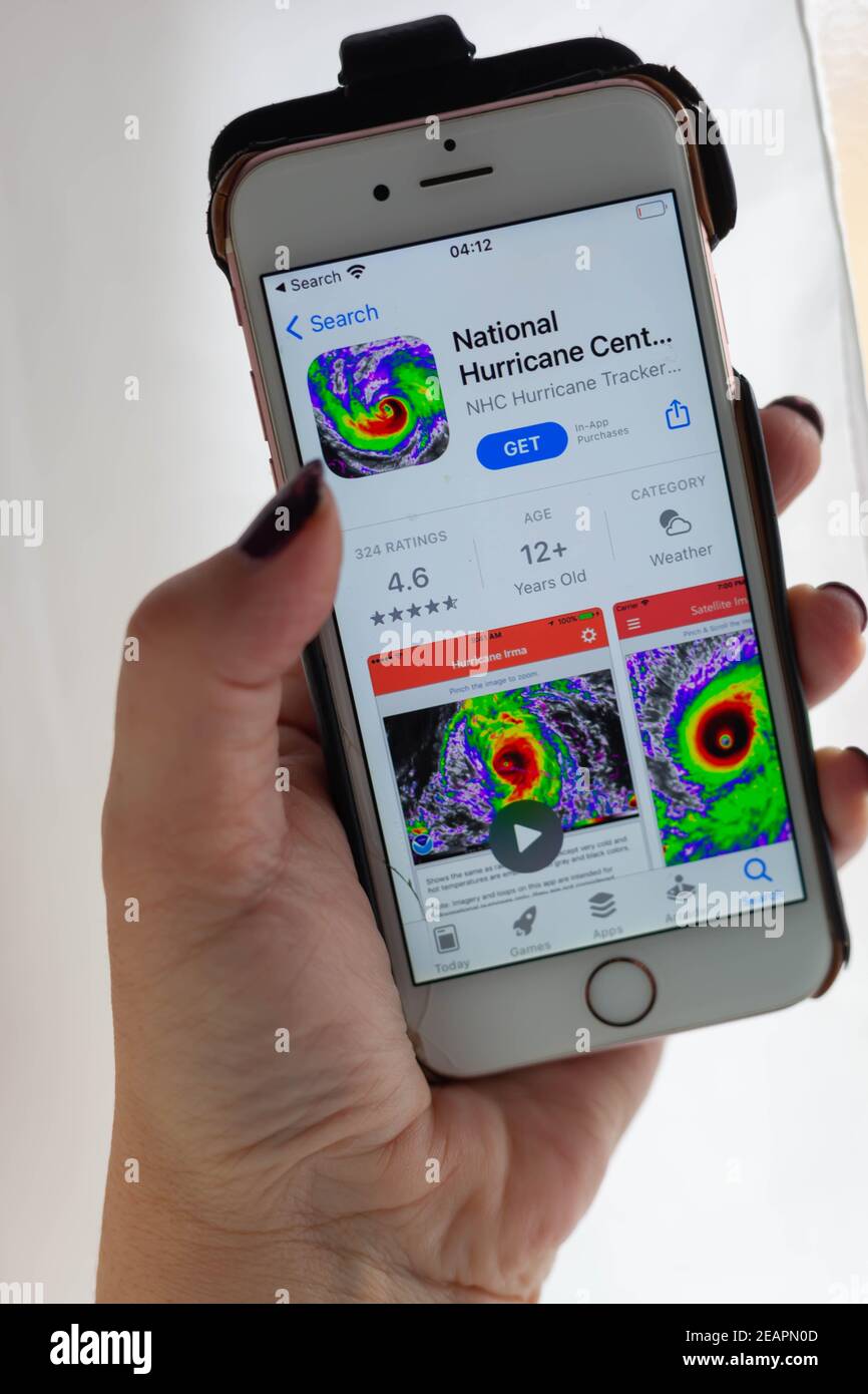 Weather radar image of hurricane hi-res stock photography and images ...