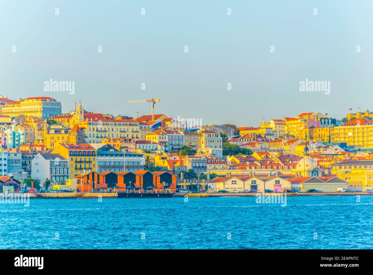 waterfront in Cacilhas in Lisbon, Portugal Stock Photo - Alamy
