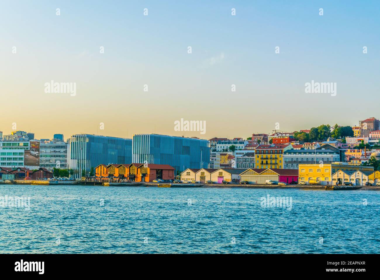 waterfront in Cacilhas in Lisbon, Portugal Stock Photo - Alamy