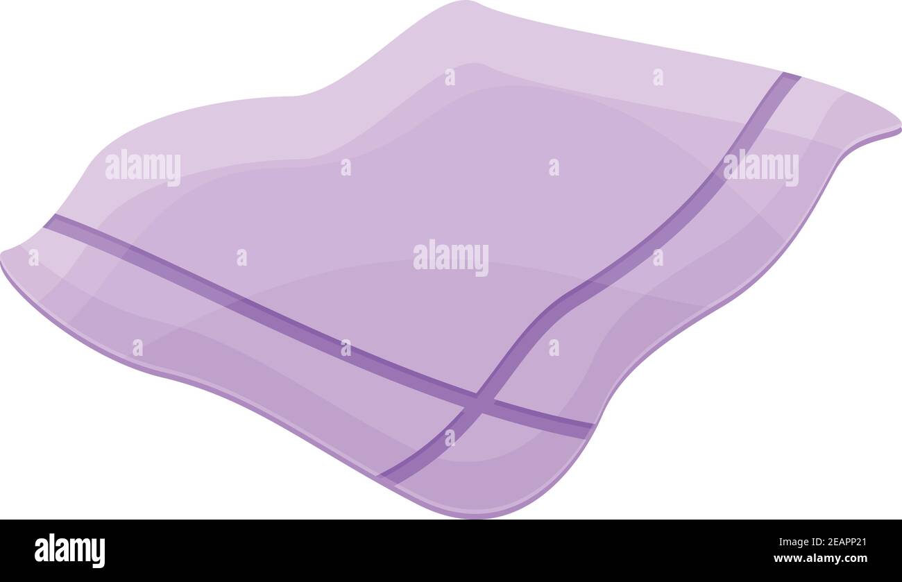 Dining handkerchief icon. Cartoon of dining handkerchief vector icon ...