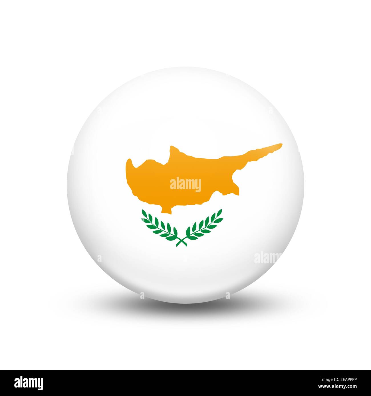 White cyprus flag hi-res stock photography and images - Alamy