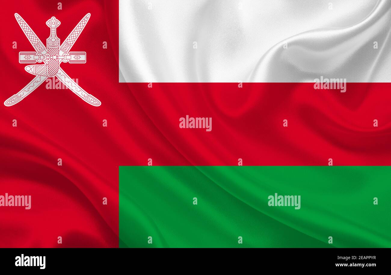 Oman national flag hi-res stock photography and images - Alamy