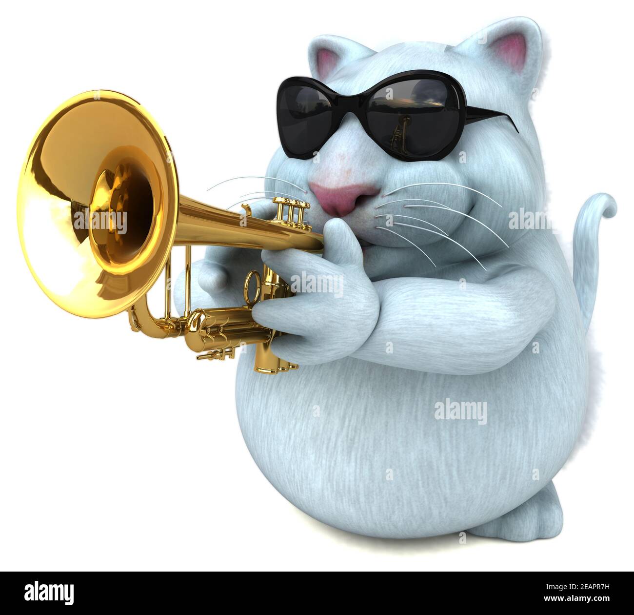 White fat trumpet hi-res stock photography and images - Alamy