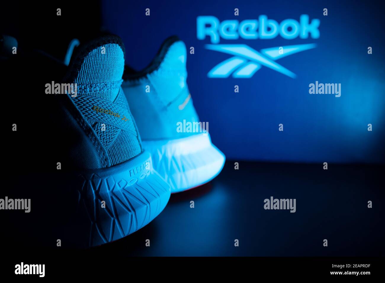 Reebok running shoe hi-res stock photography and images - Alamy