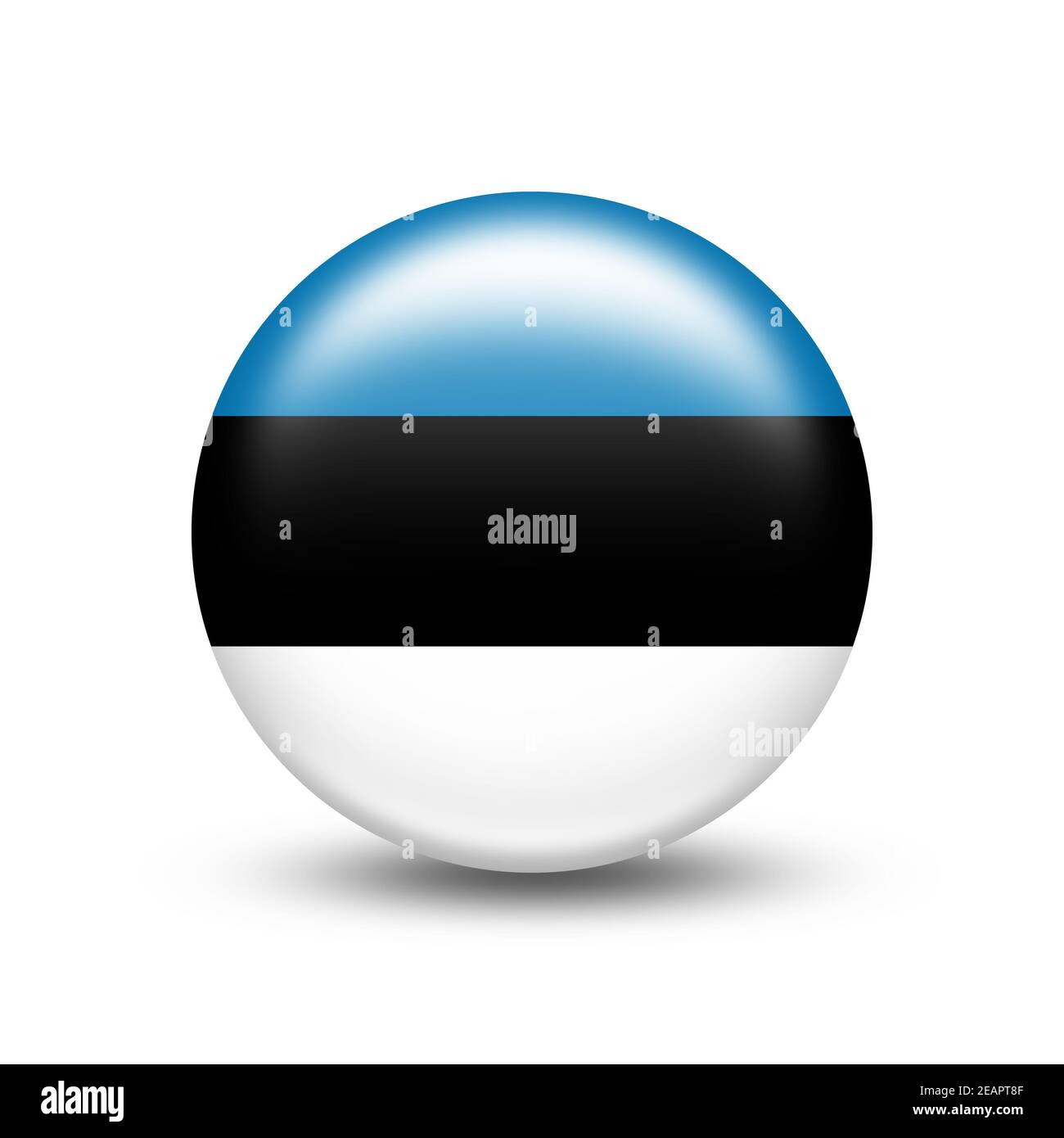 Flag of the estonia hi-res stock photography and images - Alamy