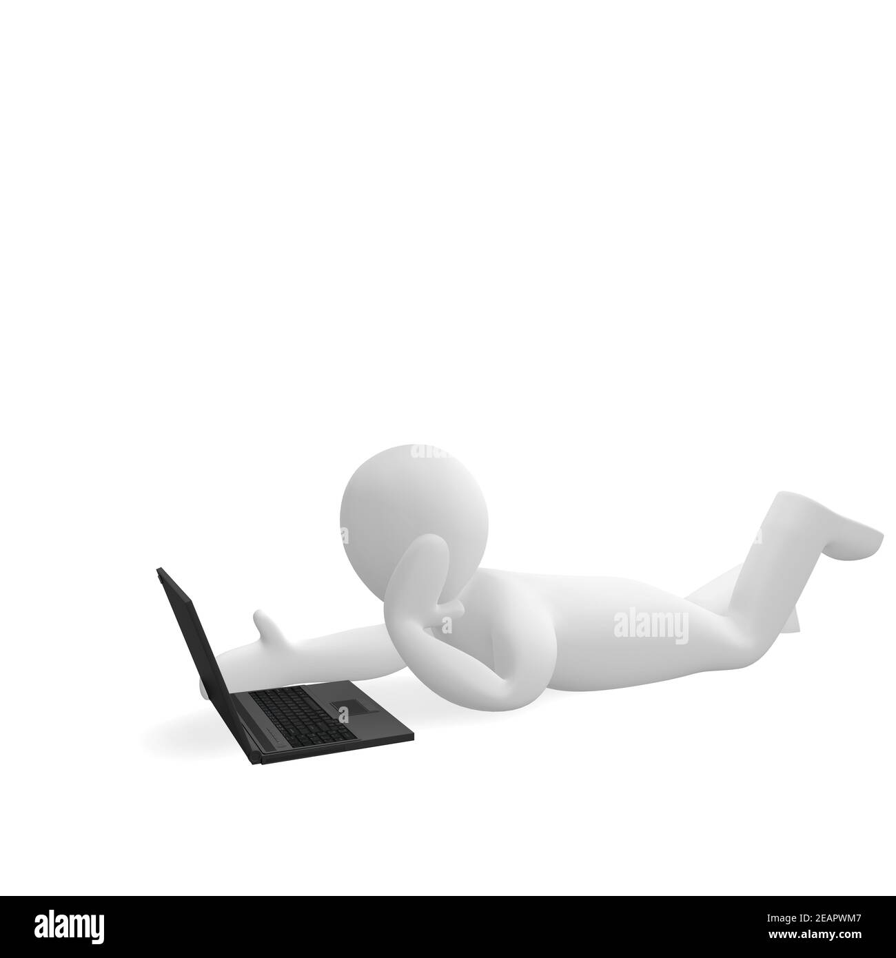 Laptop blank screen in Cut Out Stock Images & Pictures - Alamy