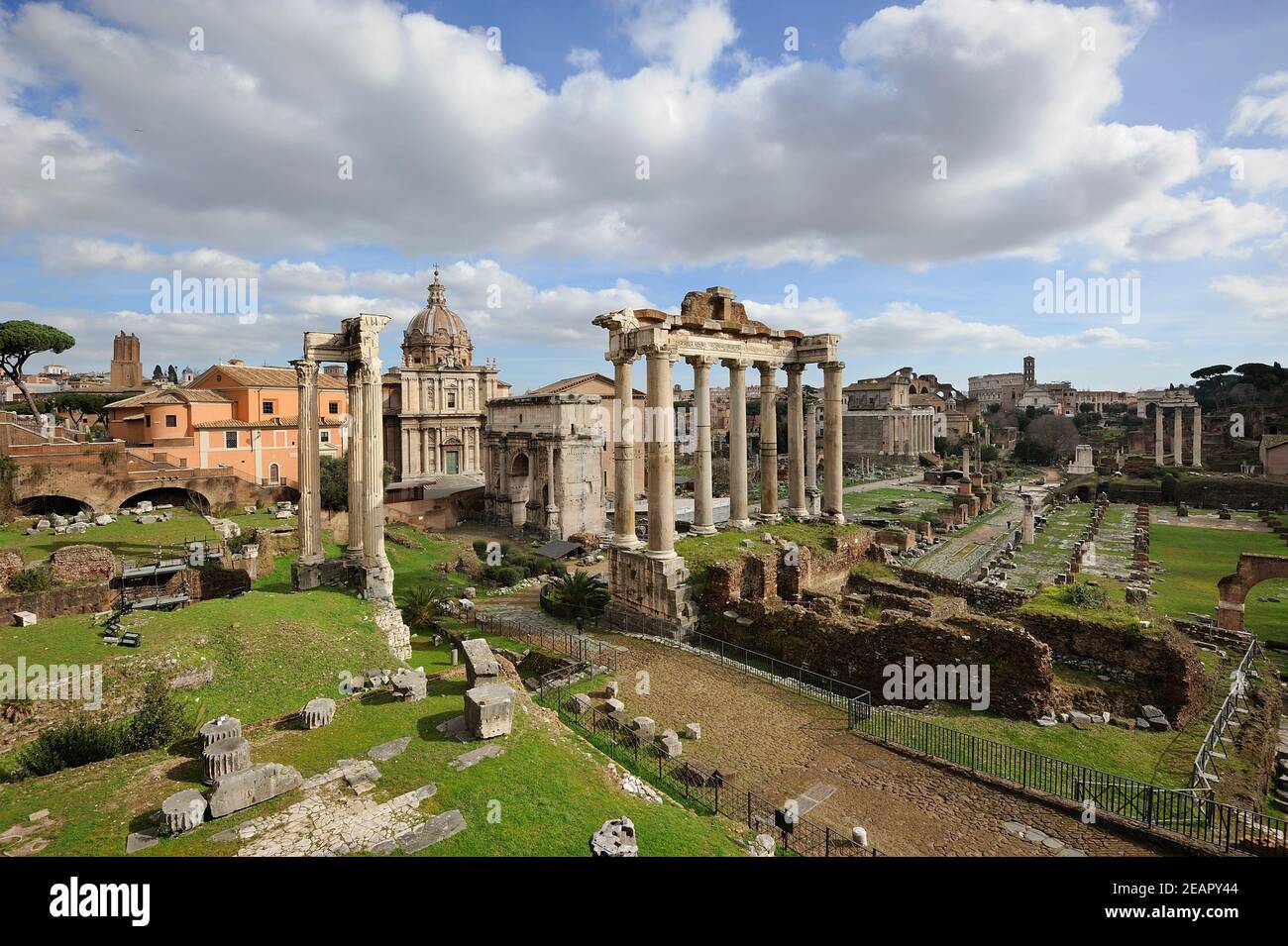 Italy, Rome, Roman Forum Stock Photo - Alamy