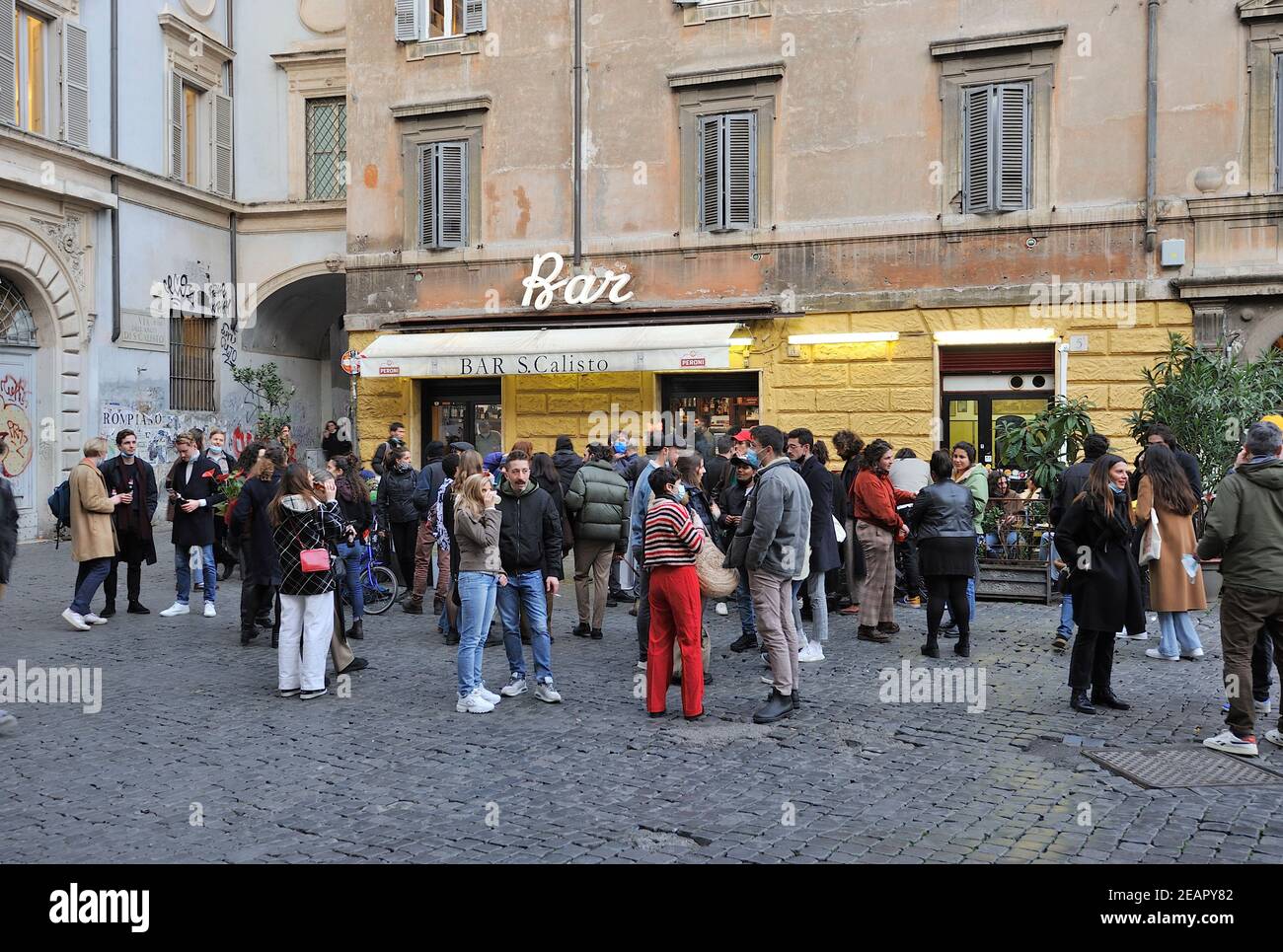 Bar san calisto rome hi-res stock photography and images - Alamy