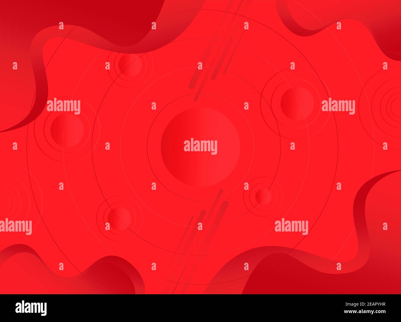 Modern gradient red fluid background with geometric shapes Stock Vector ...