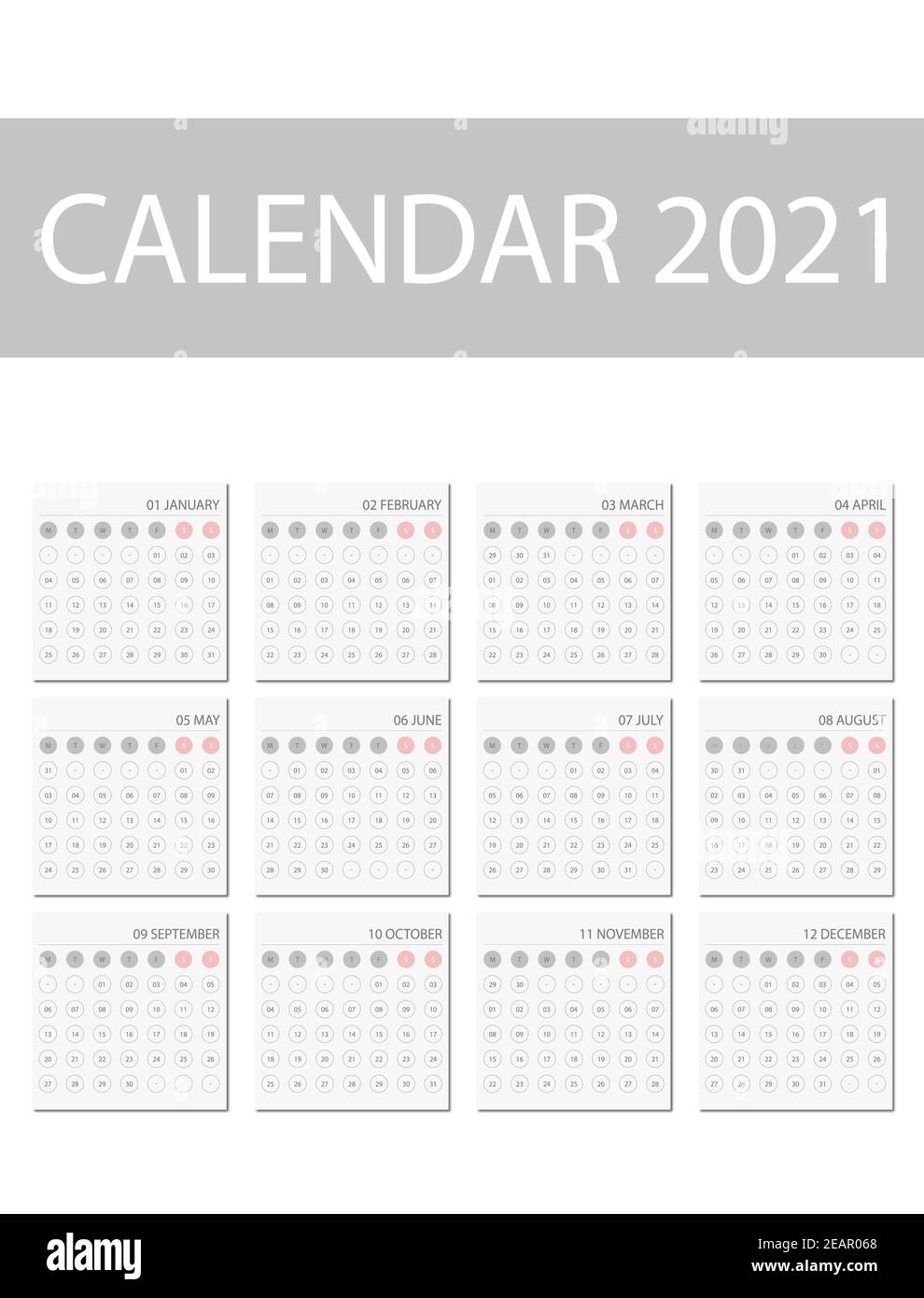 Clean 2021 new year Cut Out Stock Images & Pictures - Alamy