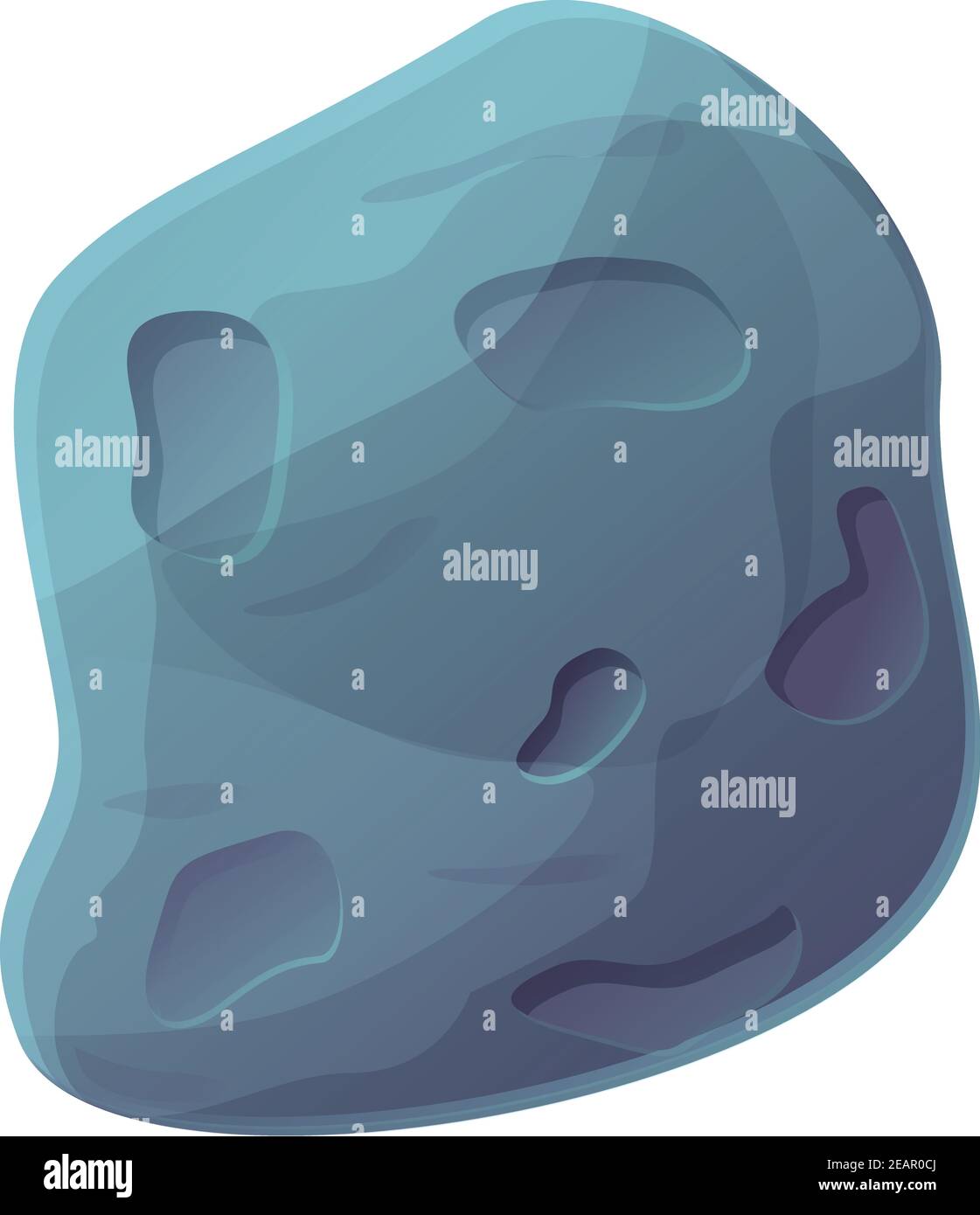 Asteroid explosion icon. Cartoon of asteroid explosion vector icon for ...