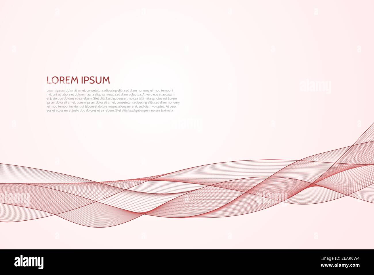 Vector abstract wavy red background Stock Vector Image & Art - Alamy