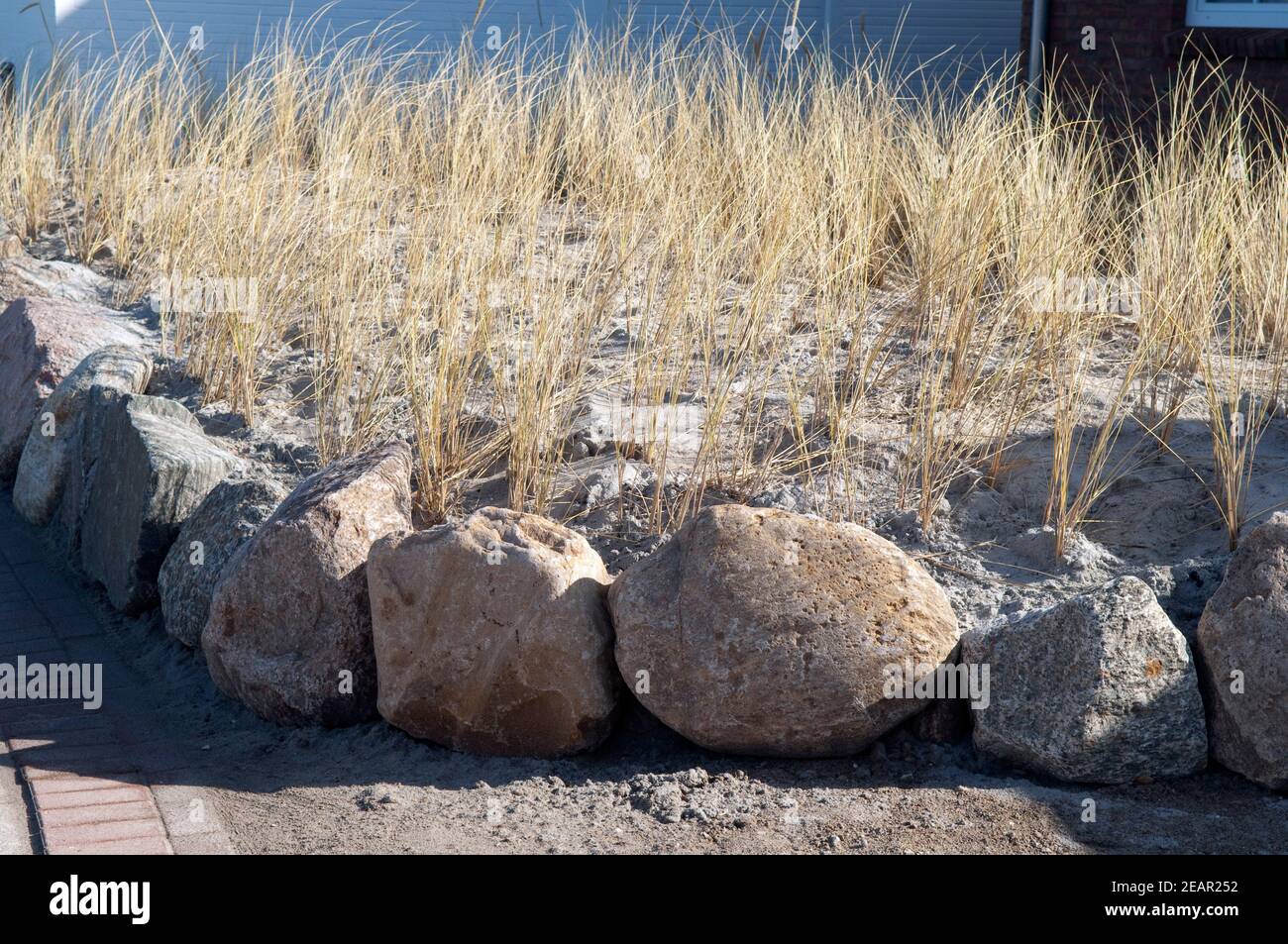 Friesenwall, Feldstein, Wall Stock Photo - Alamy