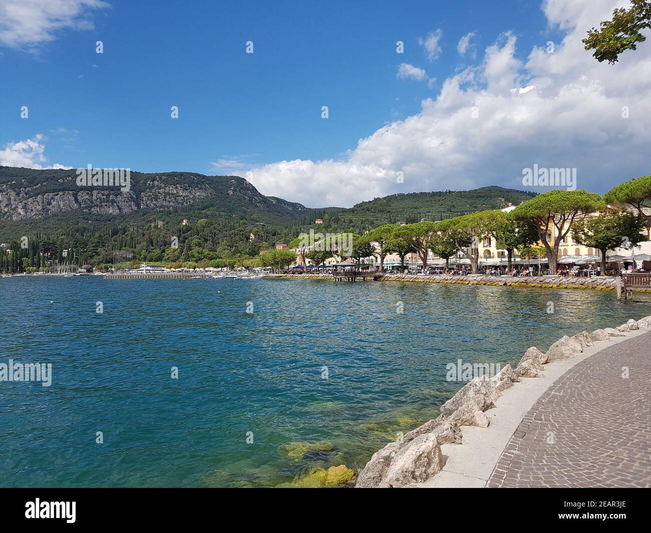 Promenade, Garda, Gardasee Stock Photo - Alamy