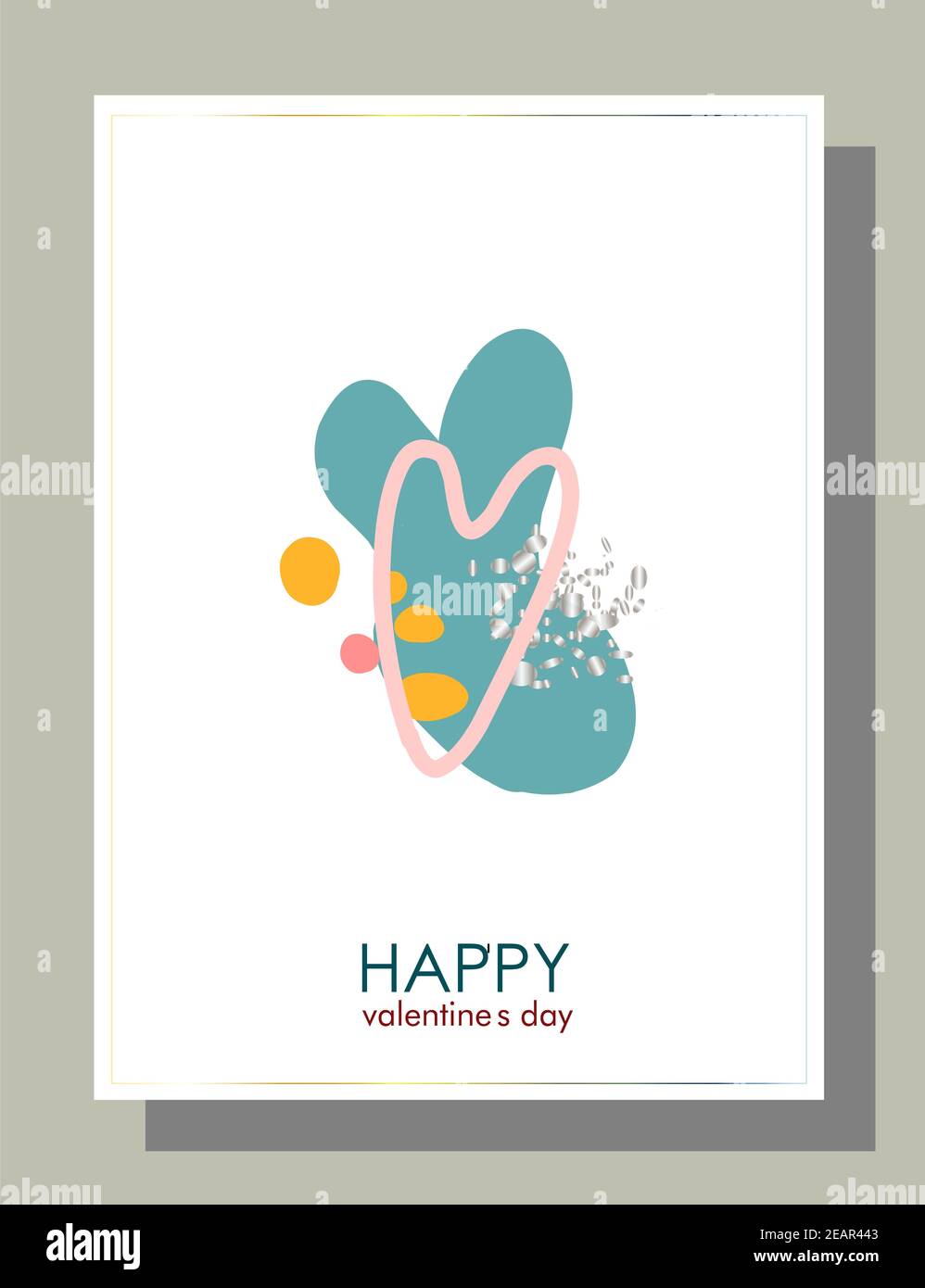 Beautiful banner for concept design. Abstract love symbol. Abstract ...