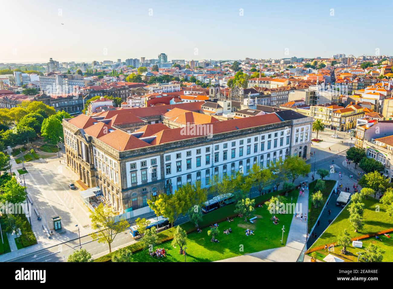 Aerial view of the university of Porto in Portugal Stock Photo - Alamy