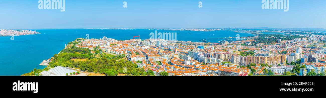 Aerial view of Cacilhas, Portugal Stock Photo - Alamy
