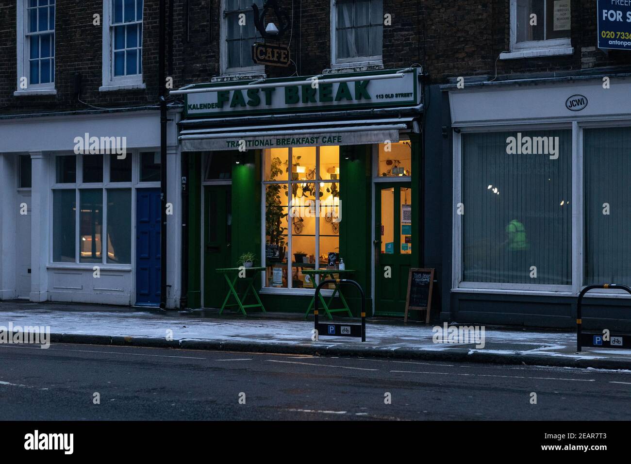 London in the Cold Stock Photo - Alamy
