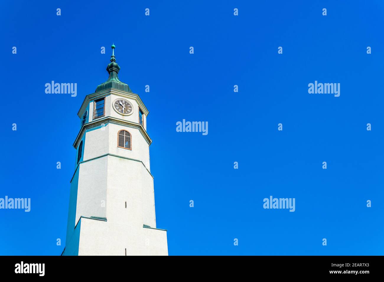 Sahat kula tower in the kalemegdan fortress in Belgrade Stock Photo - Alamy