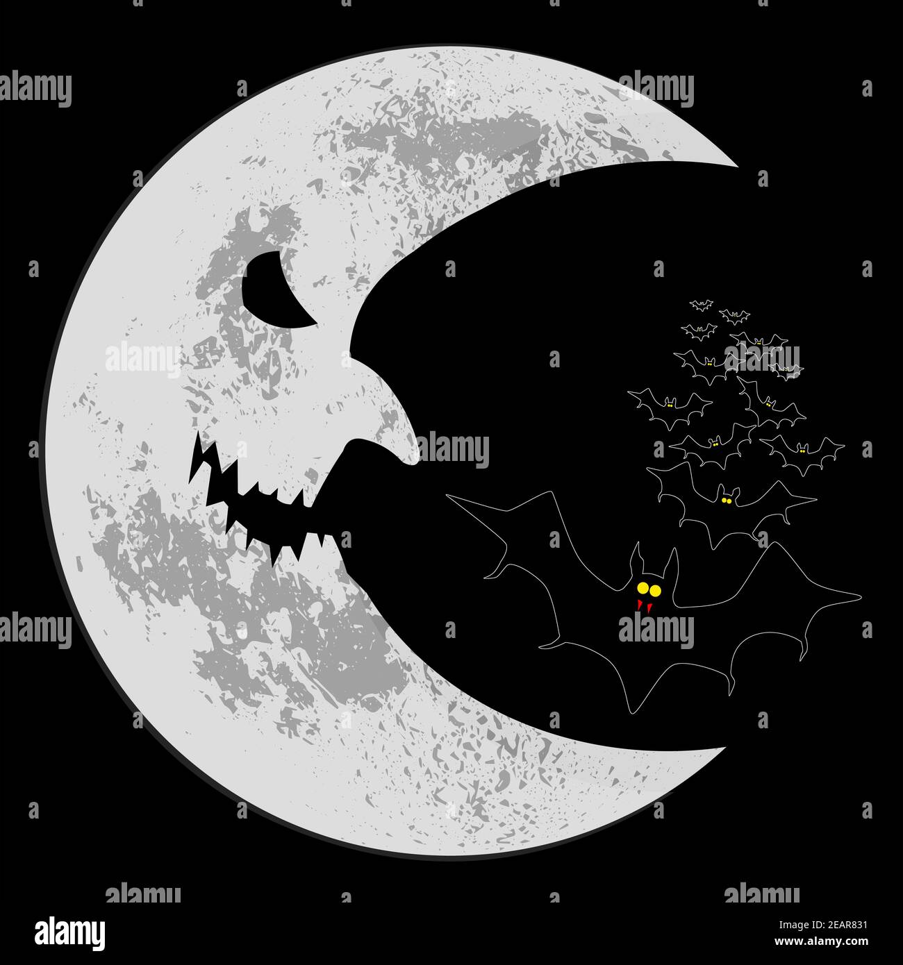 Scary moon hi-res stock photography and images - Alamy