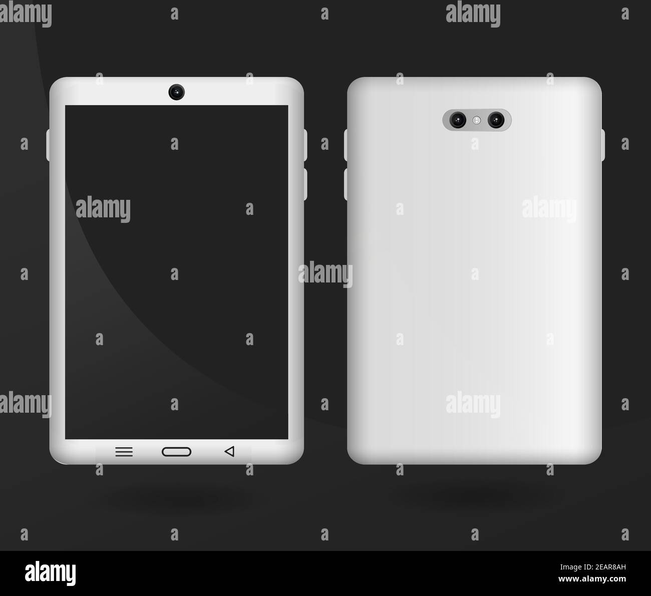 Mockup smartphone tablet blank Stock Vector Images - Alamy